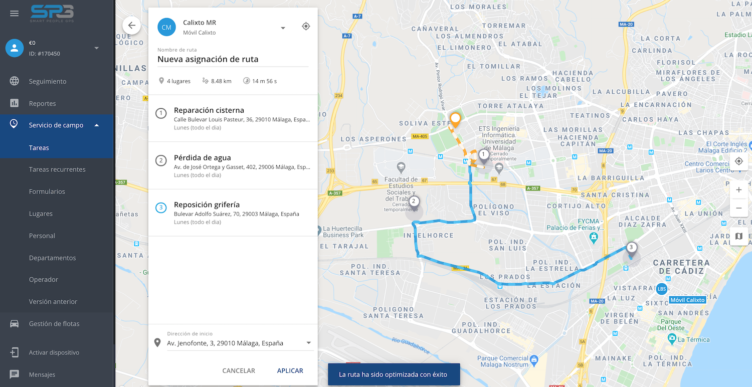 Asignar trabajos y optimizar rutas en segundos - Smart People GPS ...